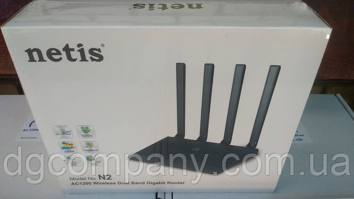Роутер Netis N2 AC 1200 Dual Gigabit (ID#1273319558), цена: 1400 ₴, купить на Prom.ua