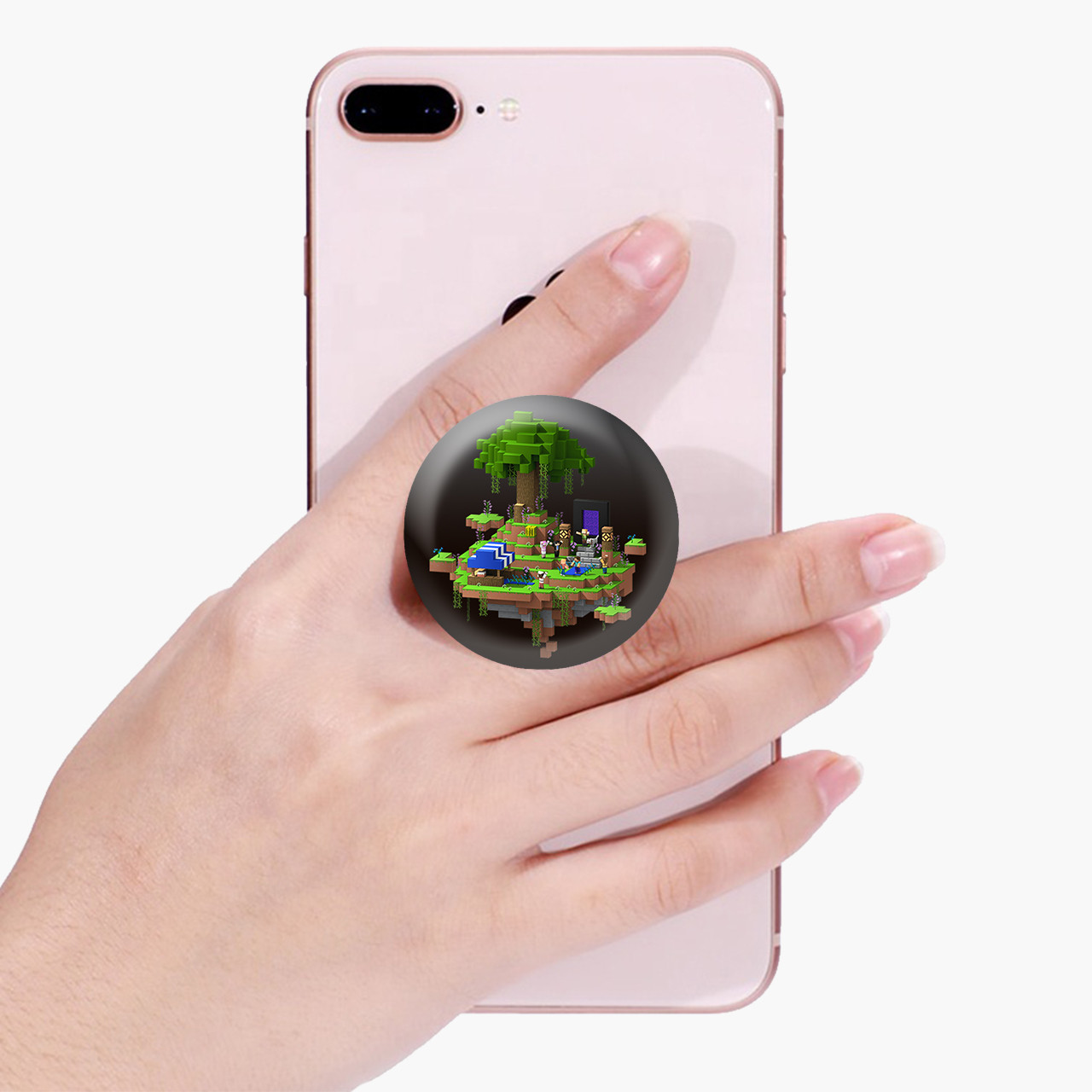 Попсокет (Popsockets) держатель для смартфона Майнкрафт (Minecraft ...