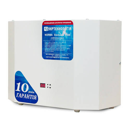 Стабилизатор напряжения 7.5 кВт Укртехнология Norma 7500 Однофазный (ID#1273560899), цена: 14200 ...