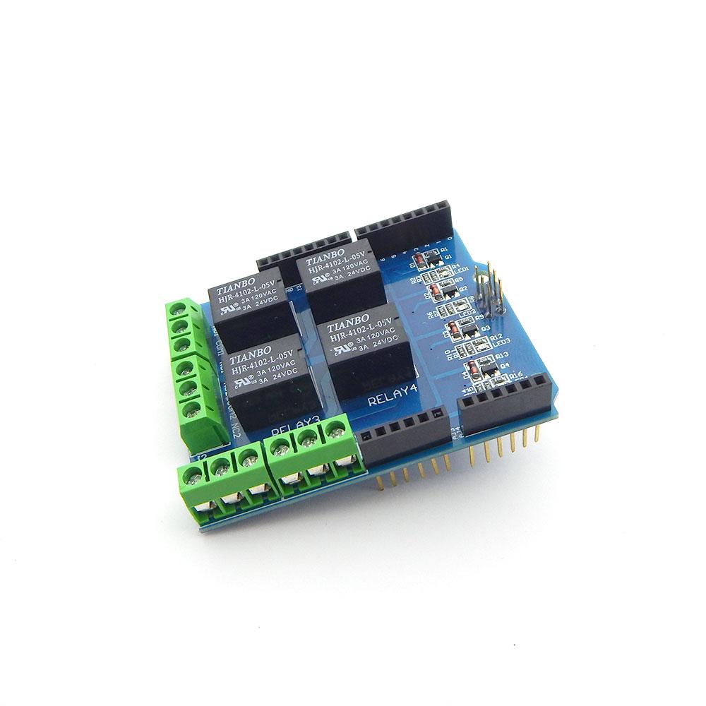 Шилд реле Arduino 4 X канальный Hw 068 Id 1274569136 цена 165