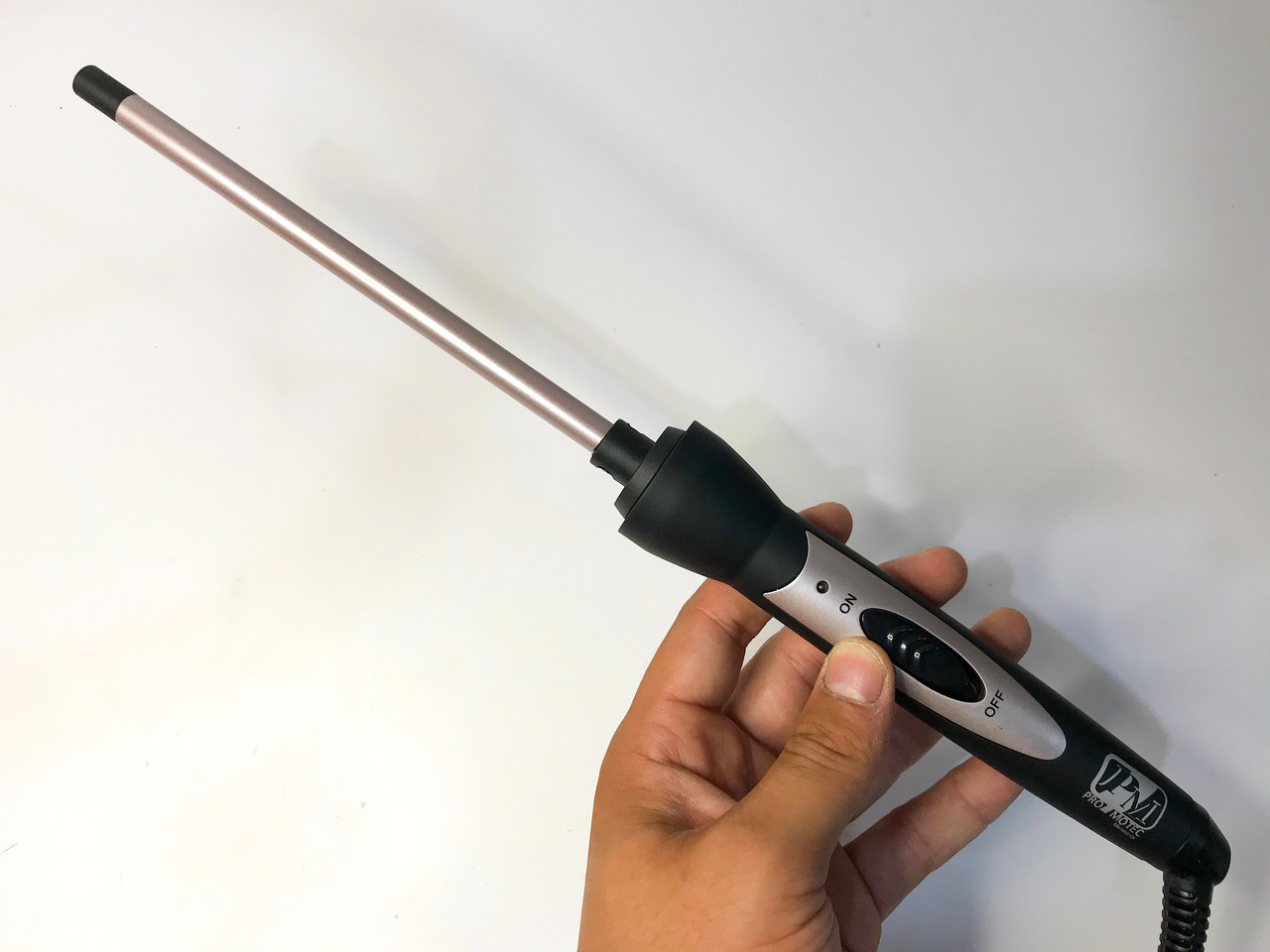 Тонкая Мелкая Плойка для Афро Кудрей Promotec 1236 Афро Кудри Конусной ...