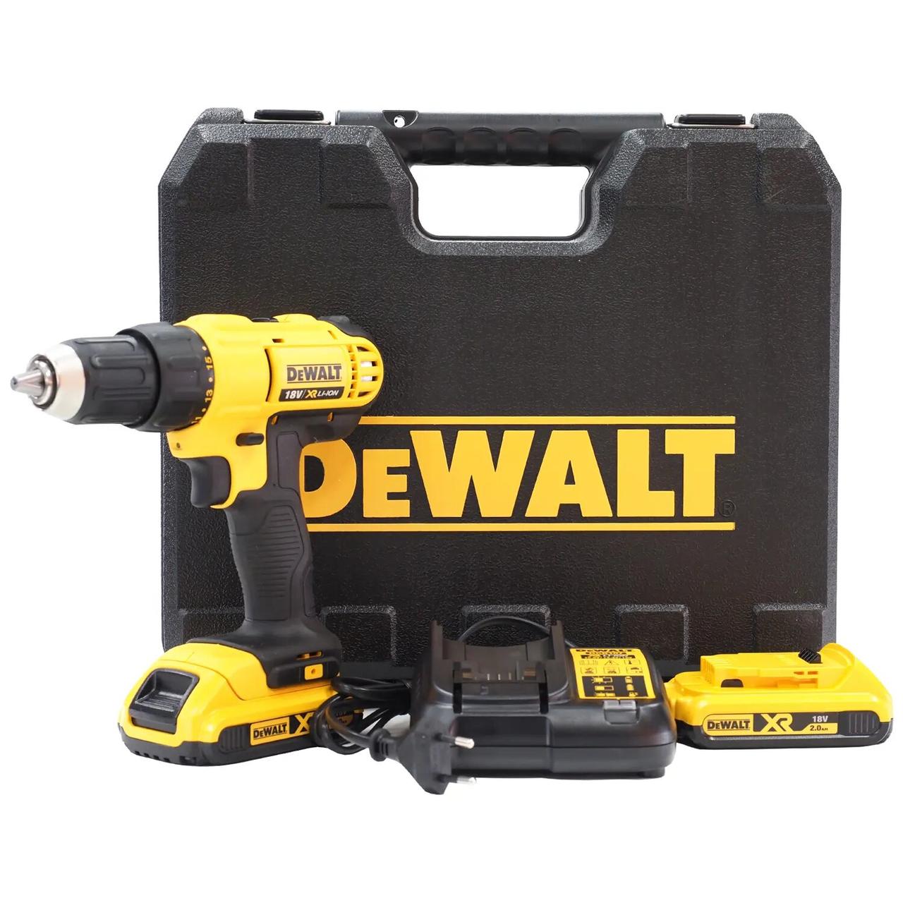 DeWalt DCD771D2 Аккумуляторная Дрель-шуруповерт 18В/2.0Ач 42Нм — Купить ...
