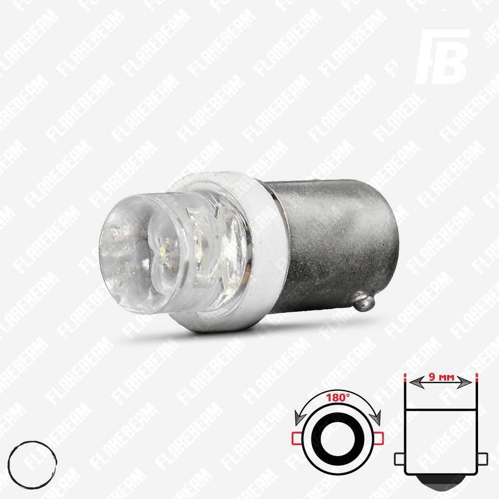 Лампа LED цоколь BA9s (T4W, маленькая), с линзой, 12 В, DIP 10 мм*01 ...
