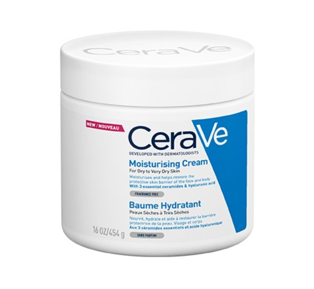 CeraVe Moisturizing Cream Baume Hydratant 454 мл Увлажняющий крем для ...