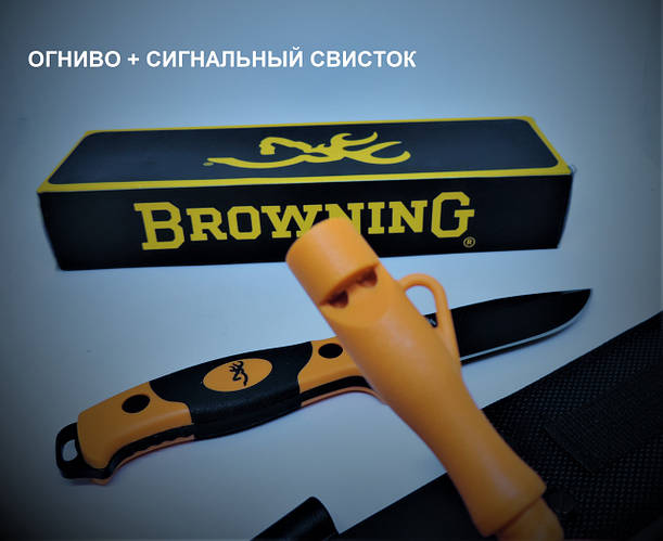 Купить Нож титановый туристический, для выживания Browning (Браунинг ...