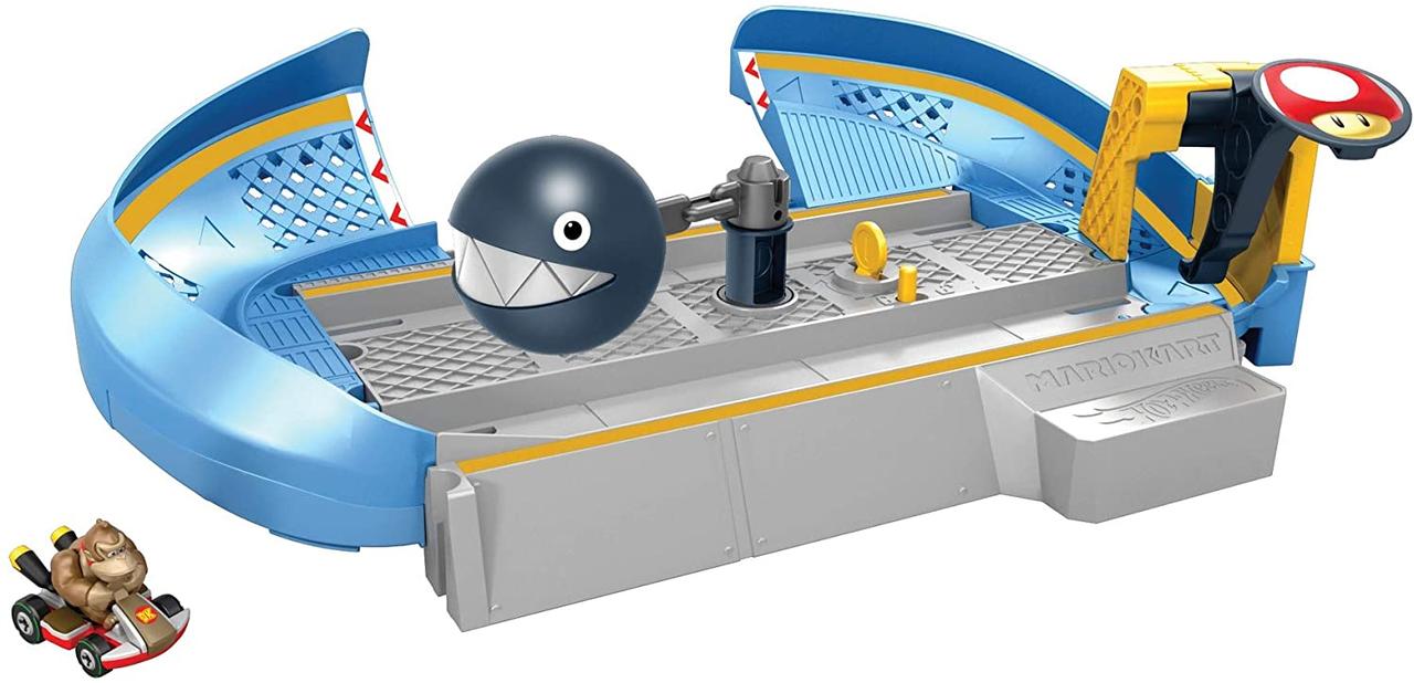 Трек Хот Вилс Марио Карт Hot Wheels Mario Kart Chain Chomp Track Set ...