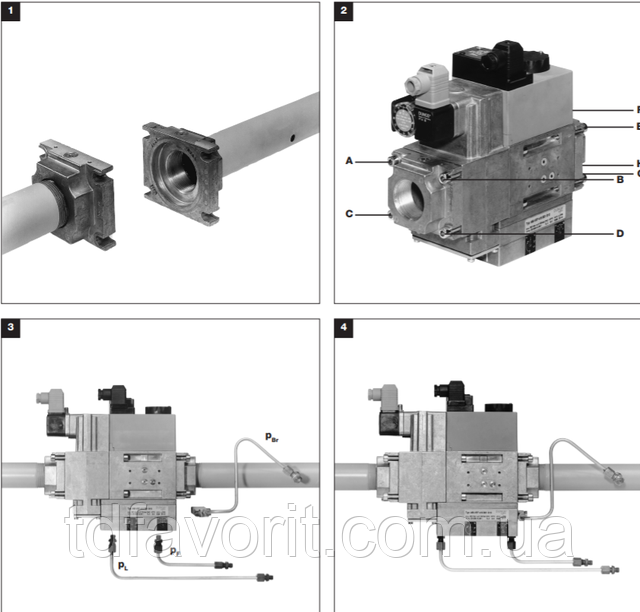 Газовый мультиблок Dungs MB-VEF 420 B01 S12, цена: 90711.80 ₴, купить ...