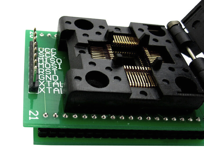 Купити Адаптер QFP44-DIP40 TQFP44-DIP40 для програматорів /Atmega Atmel ...