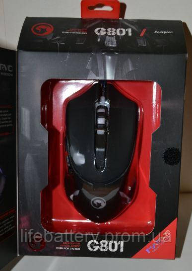 Мышь Marvo G801-BK оптическая игровая (ID#1277337124), цена: 663 ₴, купить на Prom.ua