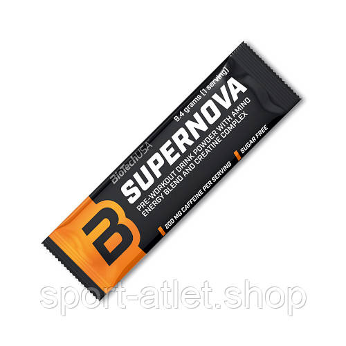 Предтренировочный комплекс BioTech Super Nova, 9.4 грамм Яблоко-груша ...