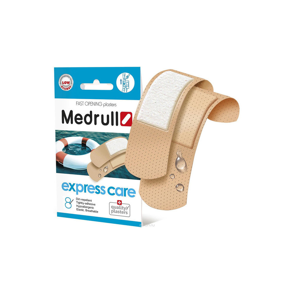 Пластырь Medrull "Express Care", Из Полимерного Материала, 7,2 Х 2,5 См ...