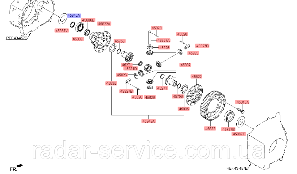 Сальник чашки дифференциала киа 37x47x6, KIA, 458403b050 (ID#1279400768 ...