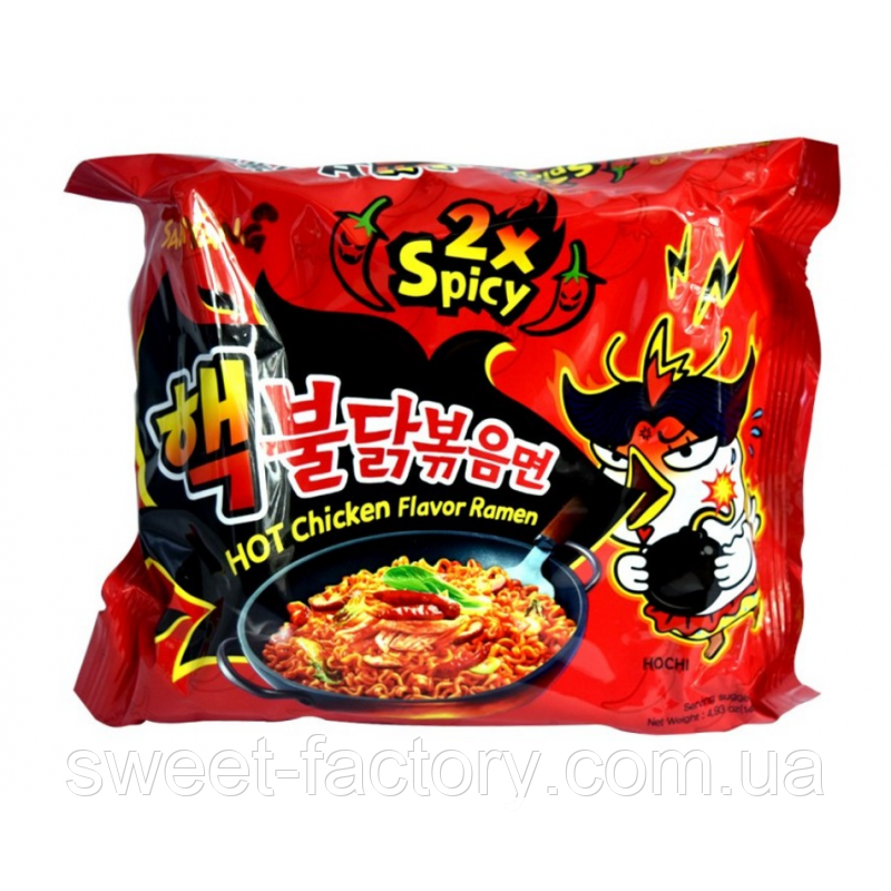 Лапша Samyang Buldak Hot Chicken Ramen Spicy 140g: продажа, цена в ...