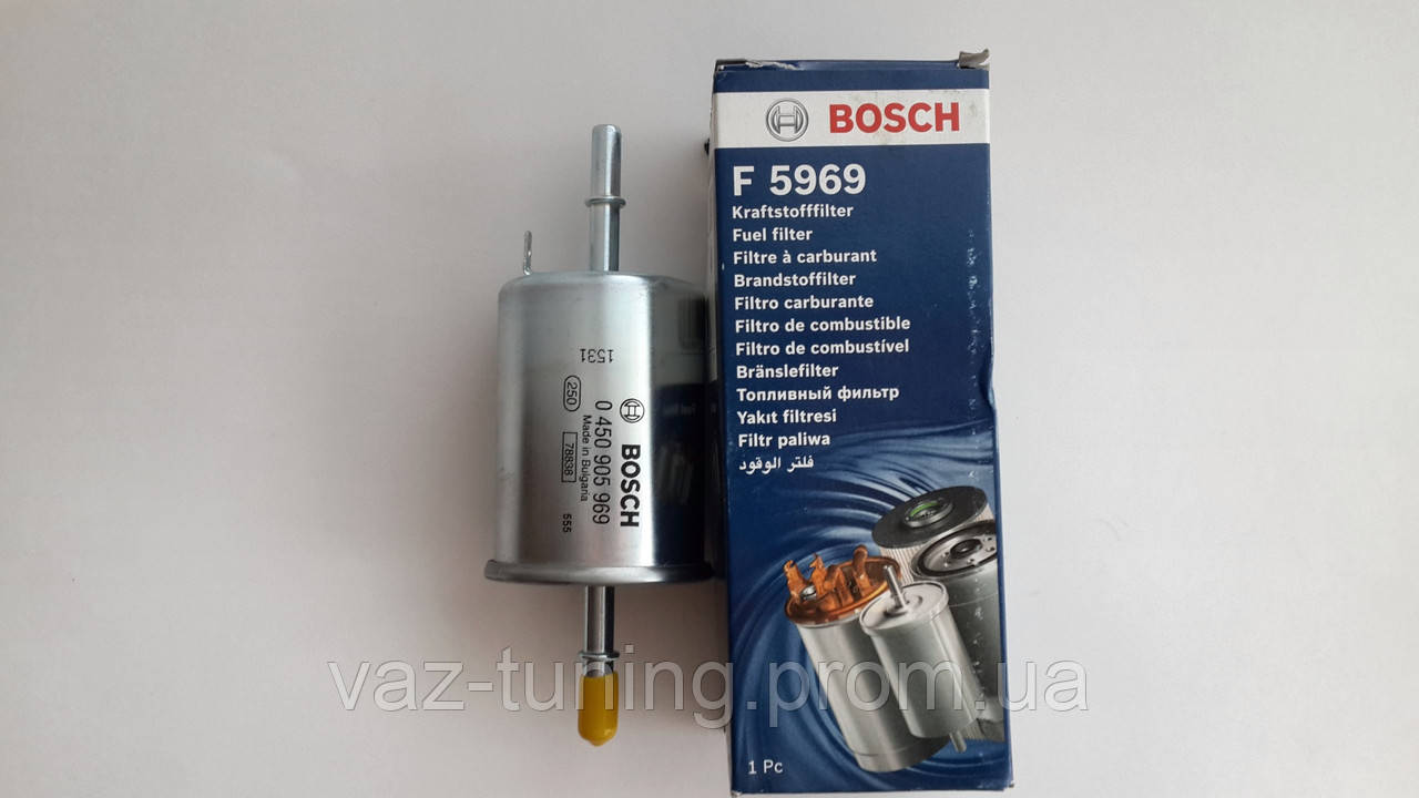Купить Фильтр топливный ВАЗ 2110-2115;Приора,Калина (на защёлках) BOSCH ...