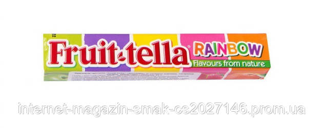 Купить Жувальні цукерки Fruittella Rainbow / Фрутелла Веселка, 41г ...