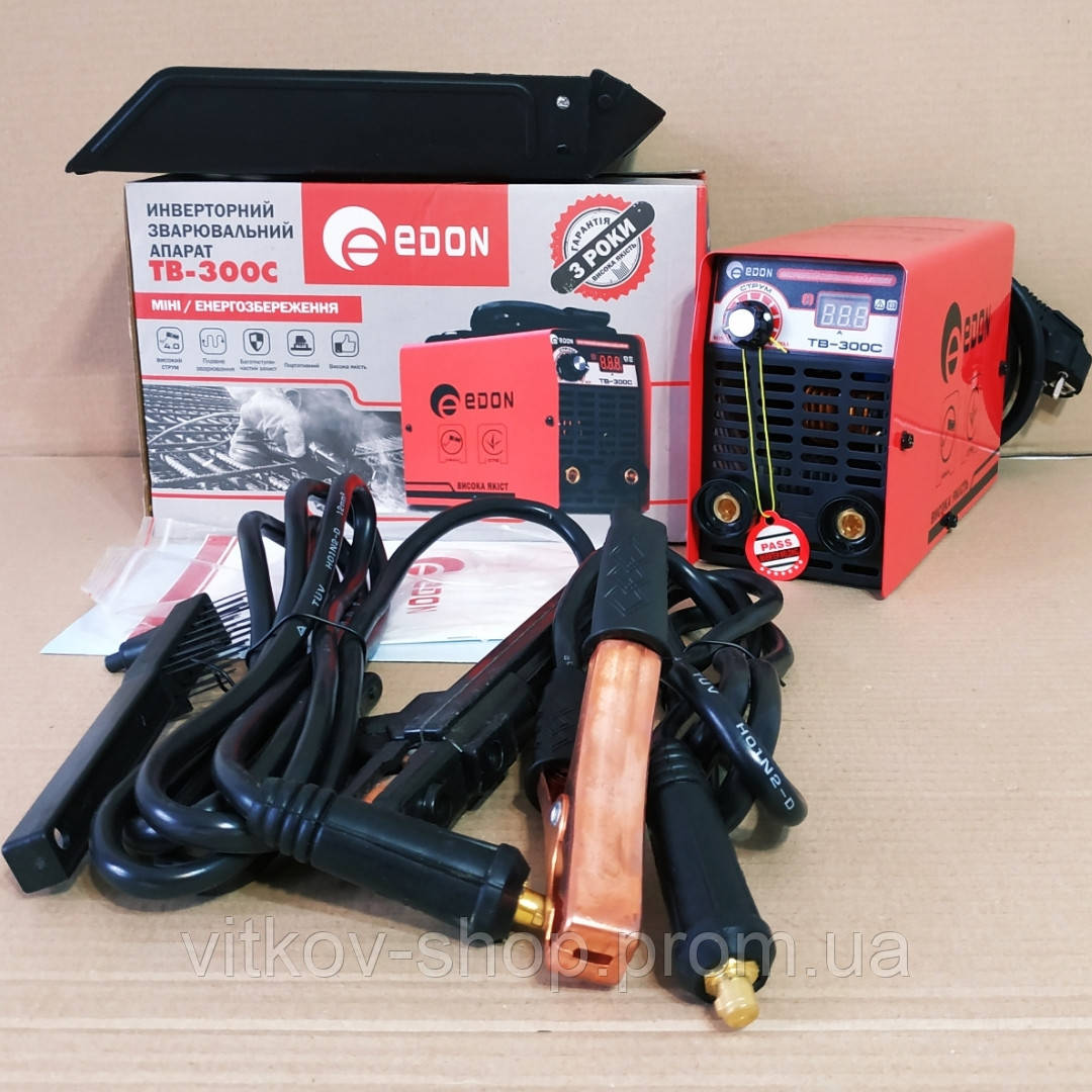 ЗВАРОЧНИЙ ІНВЕРТОР EDON MMA 300C MINI сварочний апарат (ID#1268362617 ...