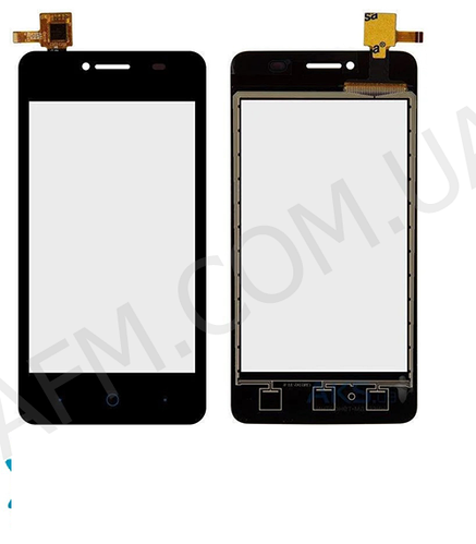 Купити Сенсор (Touch screen) ZTE Blade AF3 чорний, ціна 78.96 грн ...
