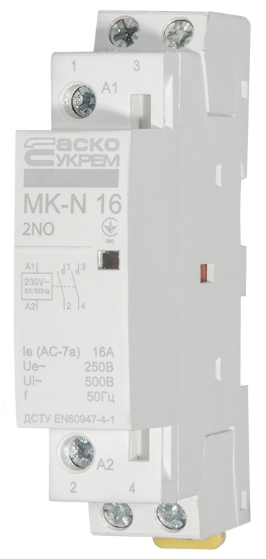 Модульний контактор MK-N 2P 16A 2NO 220V (ID#1282953858), ціна: 420 ...