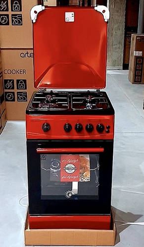 Плита газовая Milano красная ML50 G2/01, цена 10626 грн — Prom.ua (ID ...