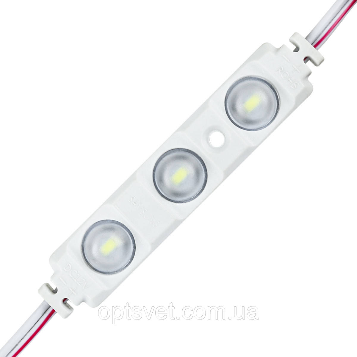 Светодиодный модуль BRT XG19 5630-3 led W 1,5W 6500K, 12В, IP65 белый с ...