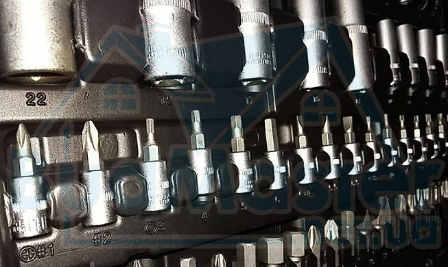 Набор инструментов для автомастерских MASTERTOOL 108 единиц с трещоткой (78-5108), цена 1619 грн ...