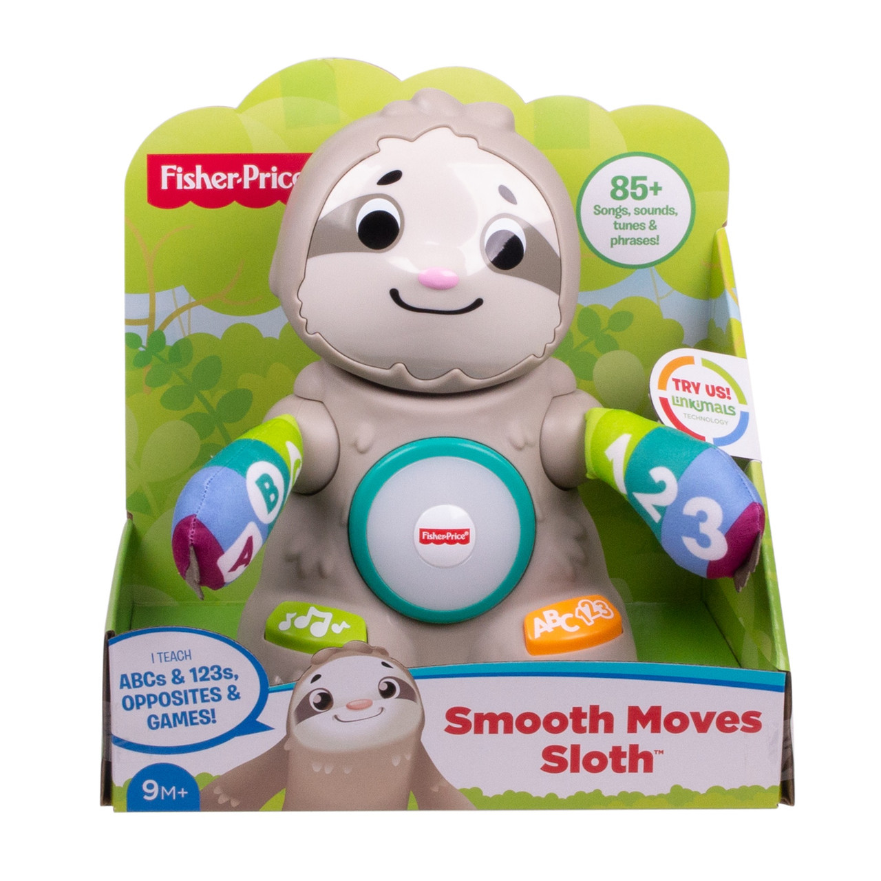 Купить Интерактивный ленивец Фишер-Прайс Fisher-Price Linkimals Smooth ...
