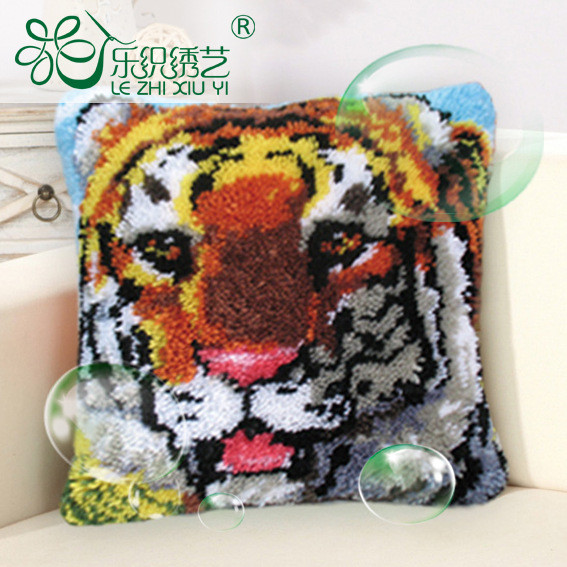 Наборы для Рукоделия (ковровая Техника) Подушка "Тигр" — Купить ...