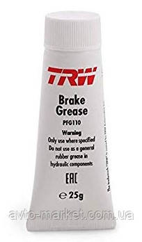 Смазка для тормозной системы TRW Brake grease PFG110 25г, цена: 170 ...