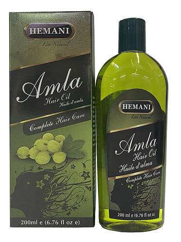 Купити Масло Амла для волосся Hemani Amla Green Hair Oil 200ml, ціна ...