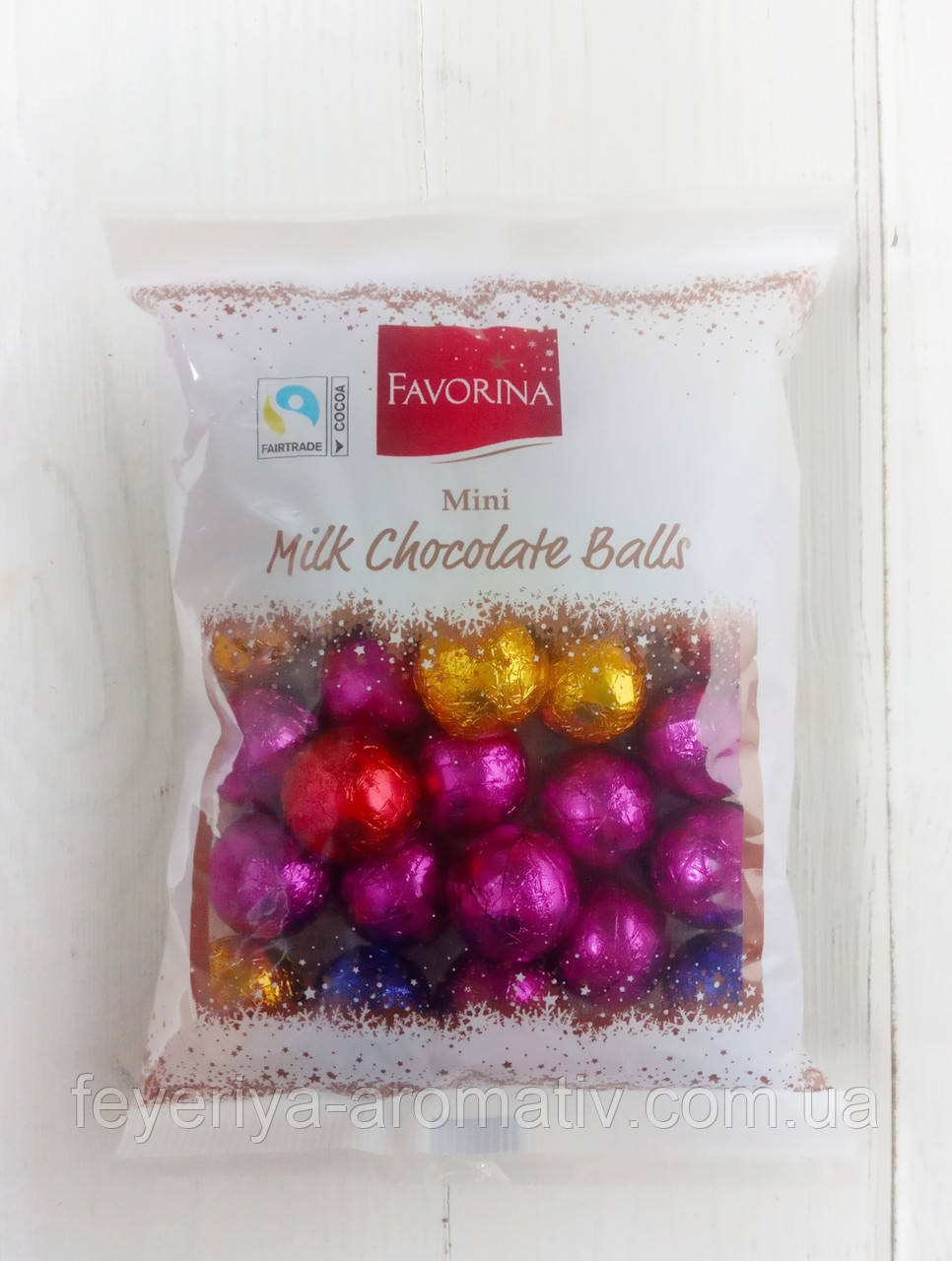Конфеты шоколадные шарики Favorina новогодний подарок 200g (Германия ...