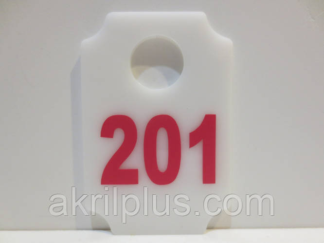 Номерки для роздягальні 65 43 мм білі Id 1286808383 цена 13 ₴ купити на Prom Ua