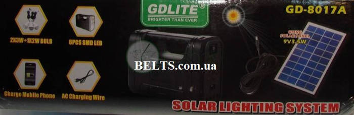 Солнечная система GD Lite GD-8017, набор с лампами и аккумулятором, цена 880 грн — Prom.ua (ID ...