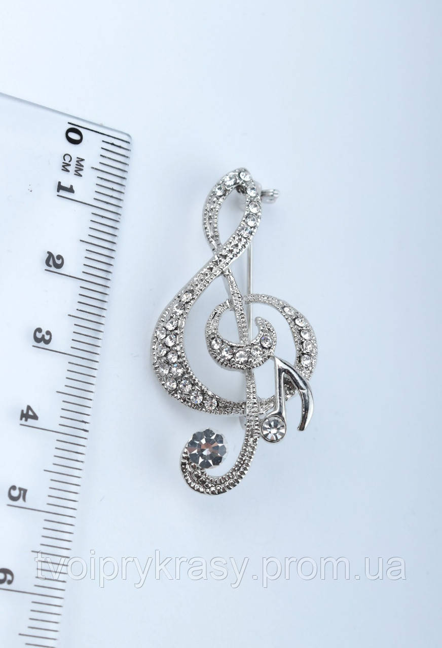 Брошь Скрипичный Ключ с Нотками Бижутерия — в Категории Броши на Bigl Ua 1287544703