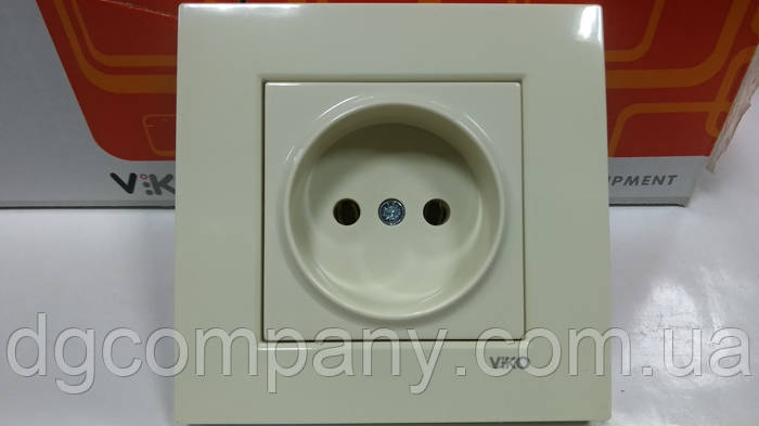Розетка Viko Karre бежевая 90960107 (ID#1276583634), цена: 85.12 ...