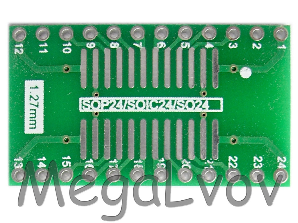 Купить Макетная плата адаптер DIP SOP24 / SOIC24 / SO24 / TSSOP24 ...