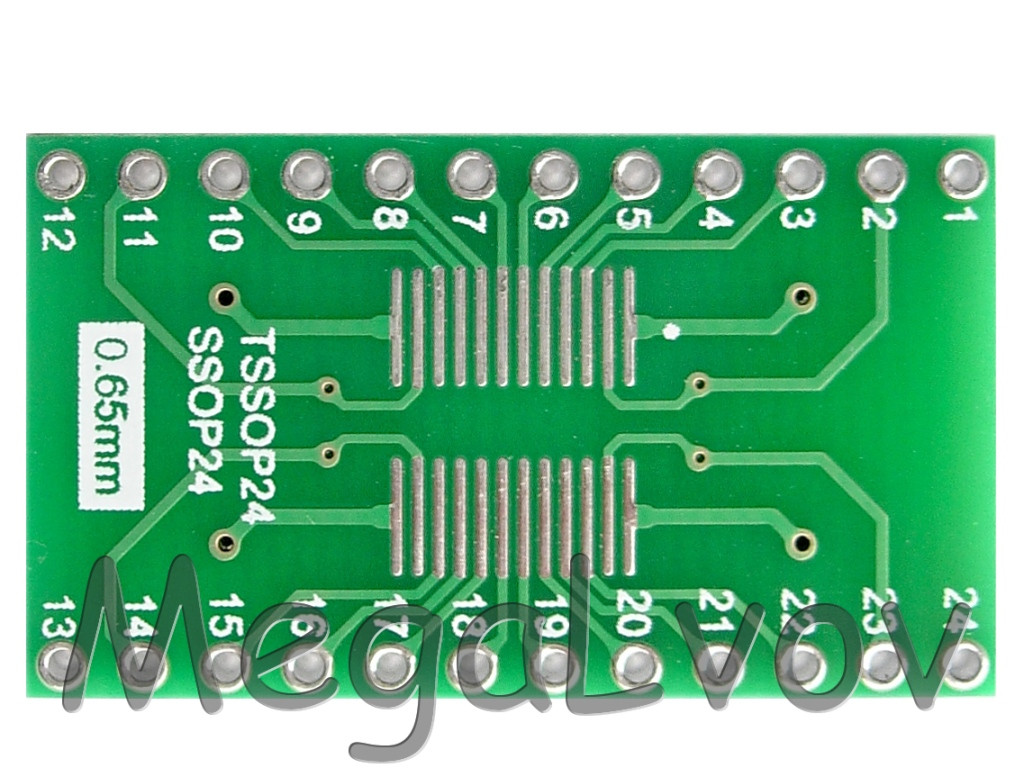 Купить Макетная плата адаптер DIP SOP24 / SOIC24 / SO24 / TSSOP24 ...