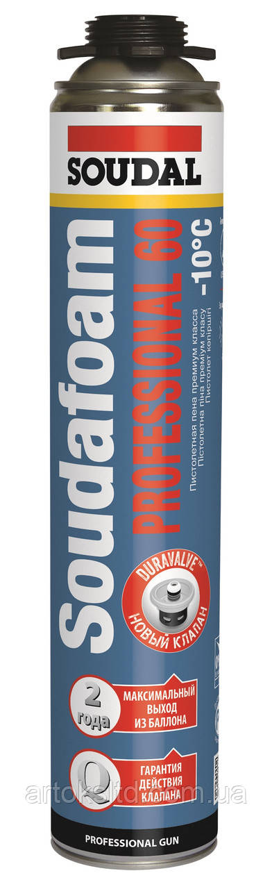 Пена Монтажная Зимняя 750мл Soudafoam Professional 60 SOUDAL — Купить ...