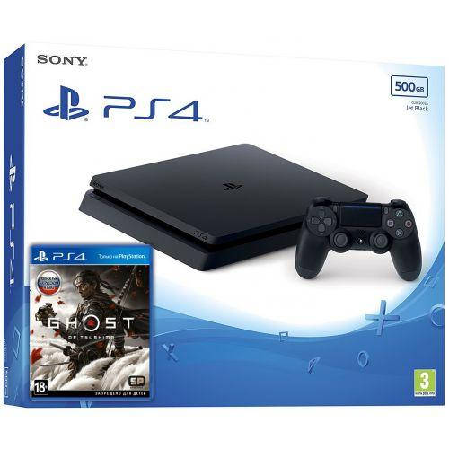 PlayStation 4 SLIM Bundle (500Gb, Ghost of Tsushima, черный) (ID ...