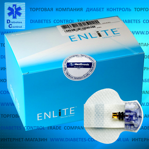 Сенсор для измерения уровня глюкозы Enlite / Энлайт ММТ-7008 5 шт ...