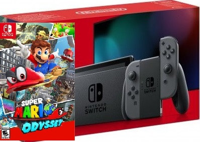 Игровая Консоль Nintendo Switch Grey Bundle (игра Super Mario Odyssey ...
