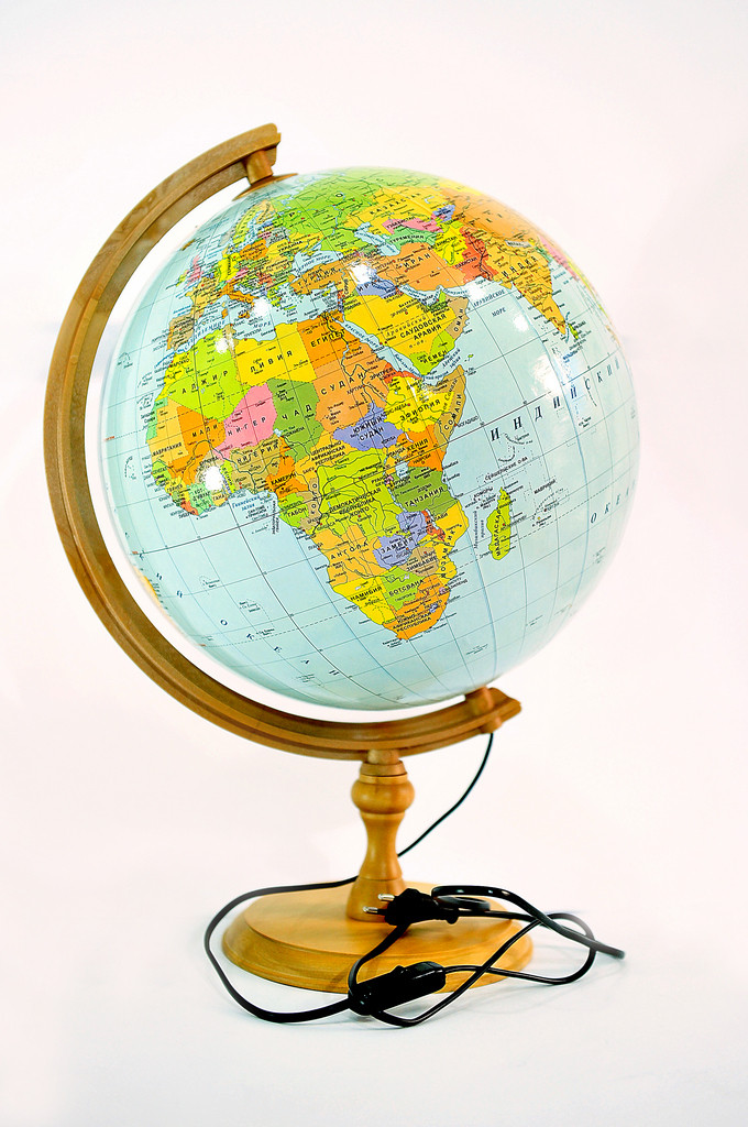 Глобус с подсветкой настольный 320 мм политико-физический (рус.) BST ...