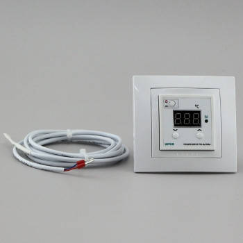 Терморегулятор для теплого пола цифровой для скрытой проводки (0°...+90 ...