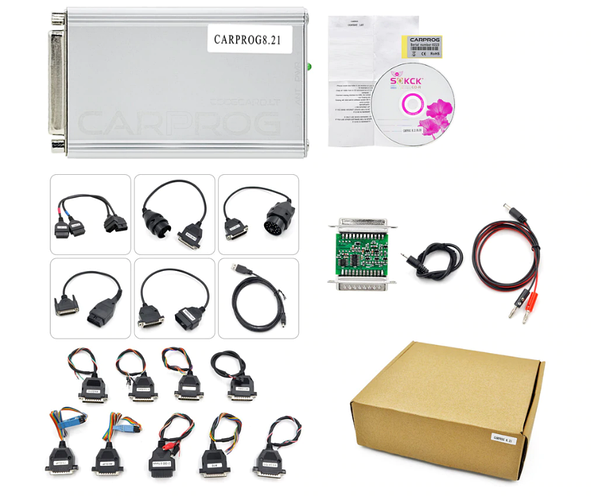 Купити Програматор автомобільний Carprog V8.21 + набір адаптерів, ціна ...