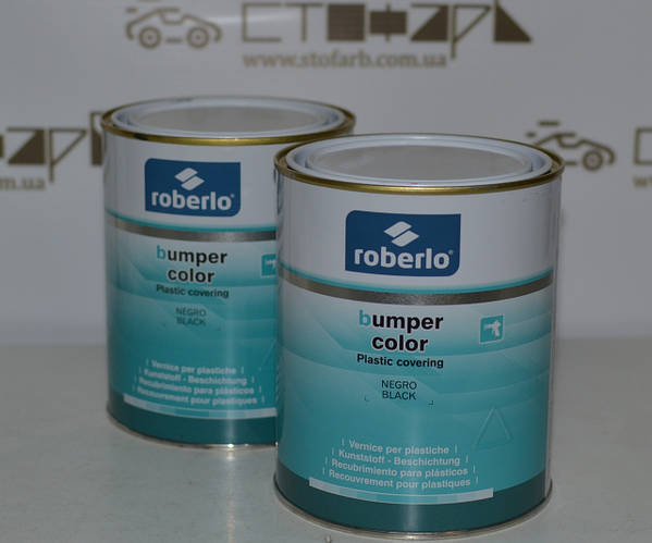 Купить Структурная краска для бампера Roberlo Bumper Color, Black, 1л ...