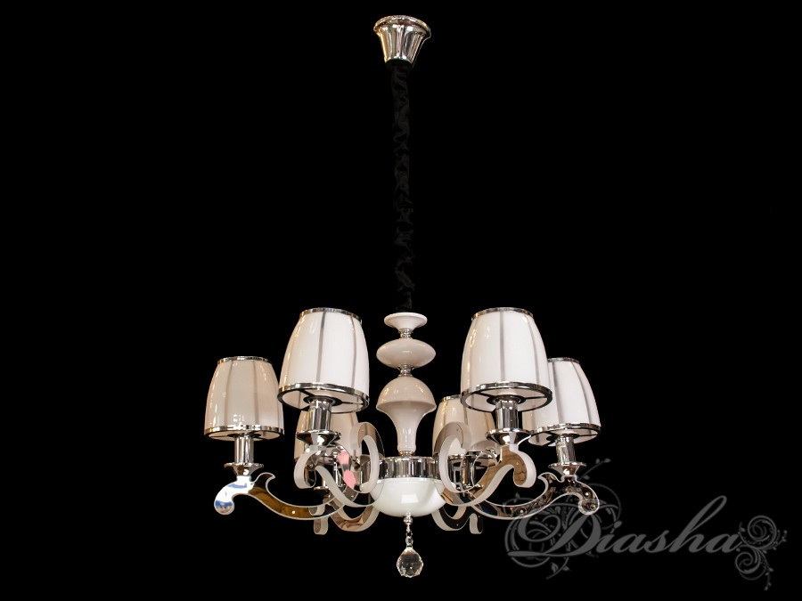 Классическая Люстра в Современном Стиле на 6 Плафонов 8316/6HR — Купить ...