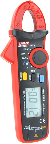 Купити Токові кліщі для постійного струму Uni-t UT210E DC/AC, ціна 2860 ...