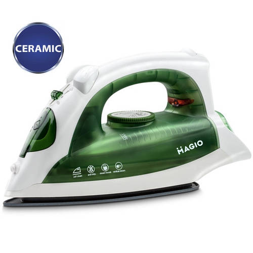 Купити Праска MAGIO 2000вт.керамічне напилення.жінці Зелений гладіння.відпарювання ...