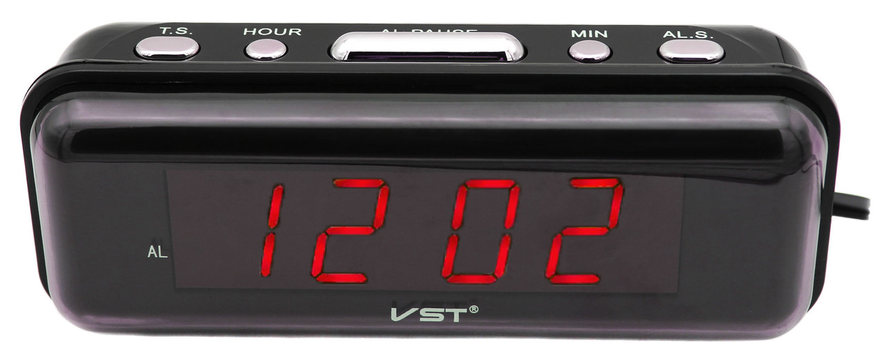 Часы электронные Vst 738 красные 220v продажа цена в Киеве Часы для
