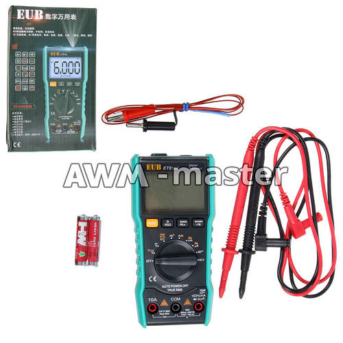 Мультиметр EUB ET 8102 - питание 2 батарейки AAA 1,5V (входят в комплект), цена — Prom.ua (ID ...