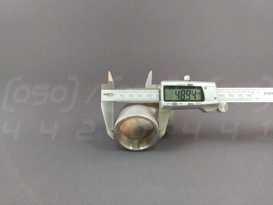 Купить Косинець з внутрішніми різьбами Ду 32 (1"1/4) з нержавіючої ...